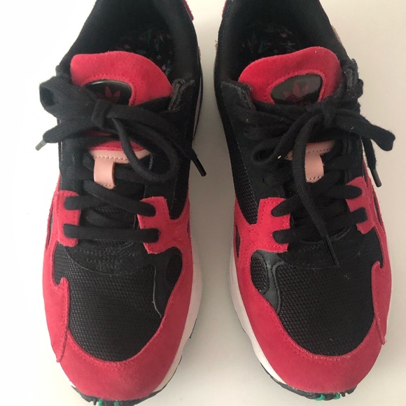adidas | Shoes | Adidas Red And Black Sneakers | Poshmark